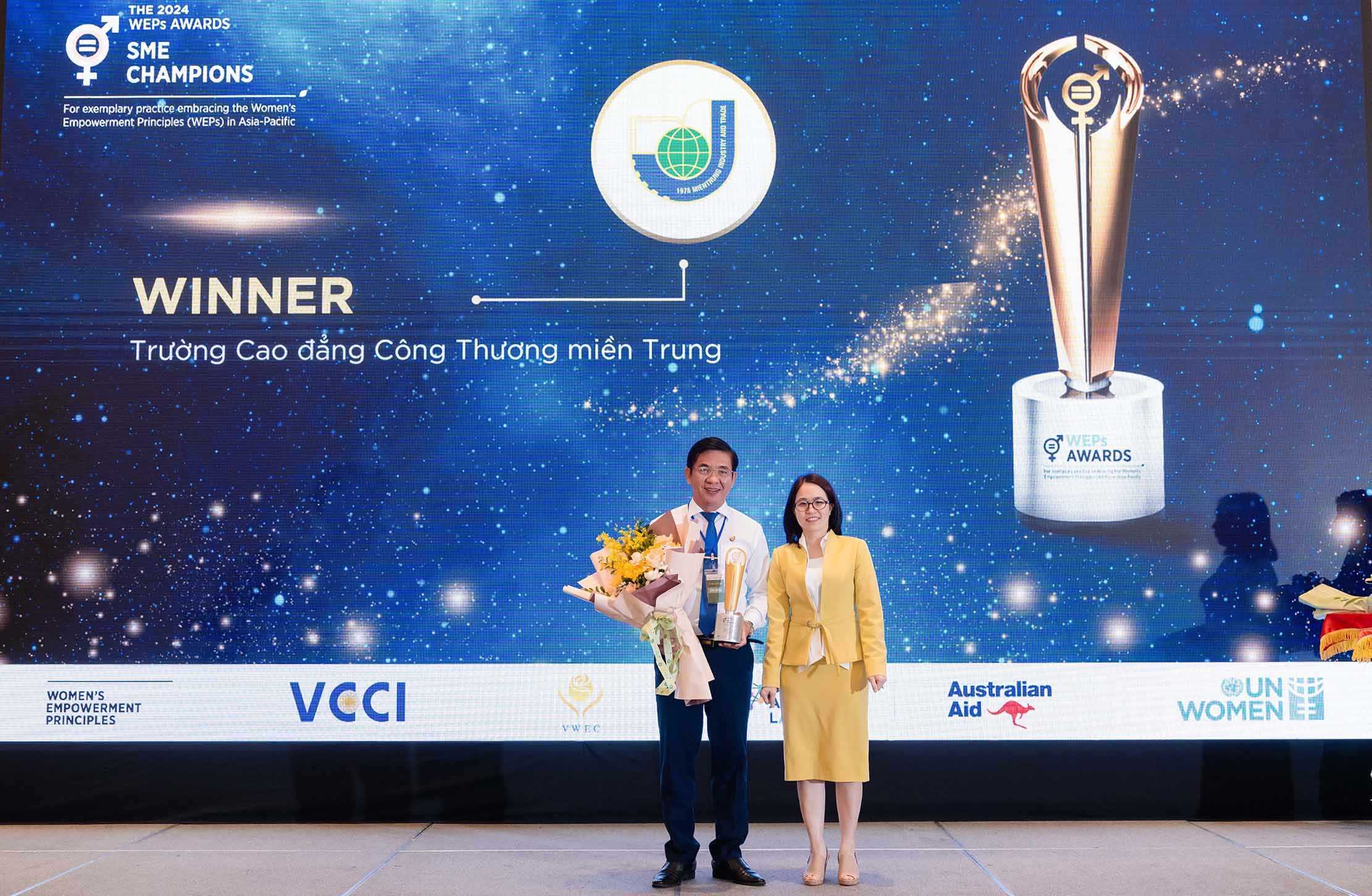 Trường Cao đẳng Công Thương miền Trung đạt giải thưởng ‘Bình đẳng giới ...