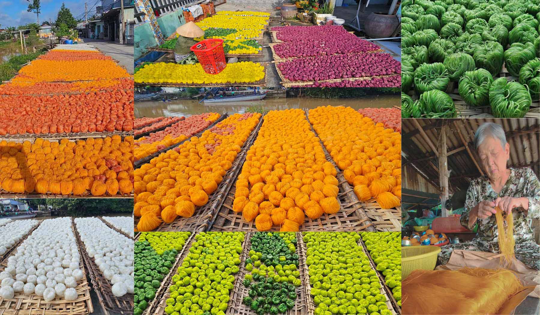 Sắc màu làng bột Sa Đéc