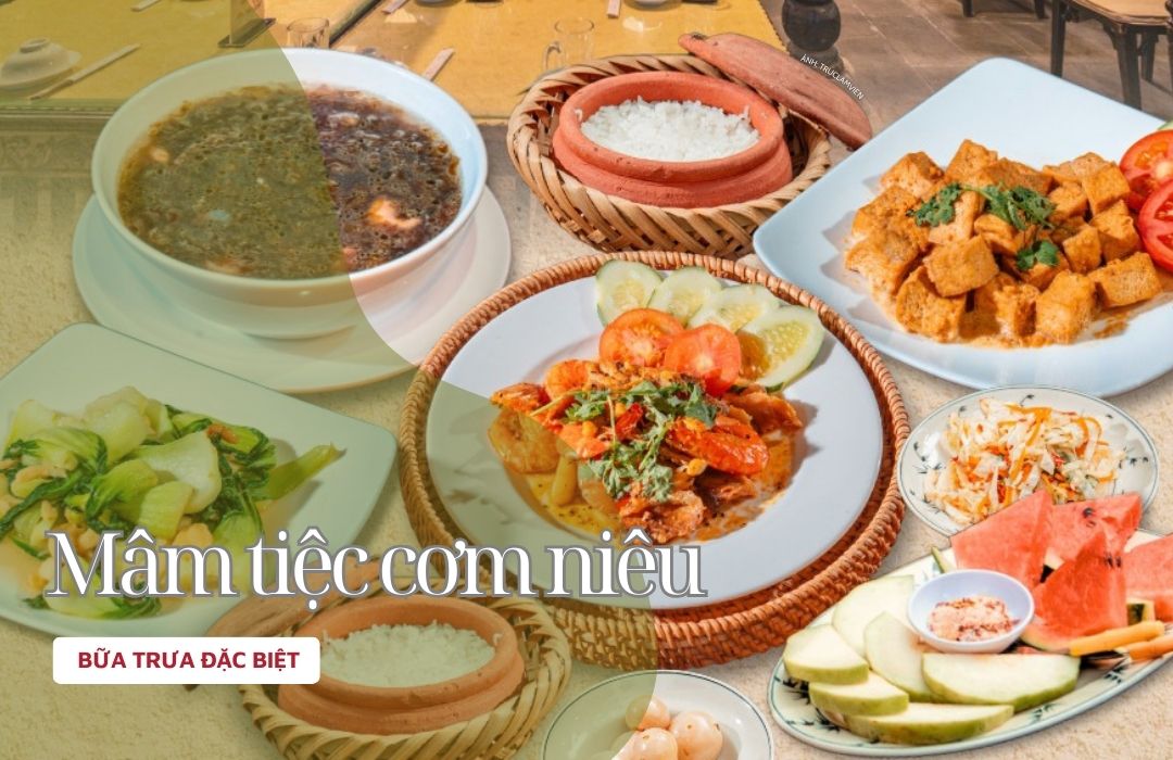 Mâm cơm niêu cuối tuần giản dị, tròn vị với bốn món quen thuộc